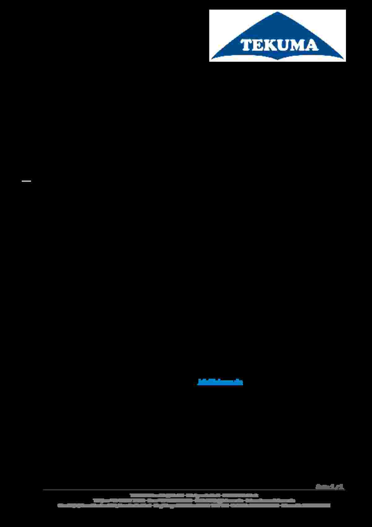 Qualitätsversprechen & Service TEKUMA